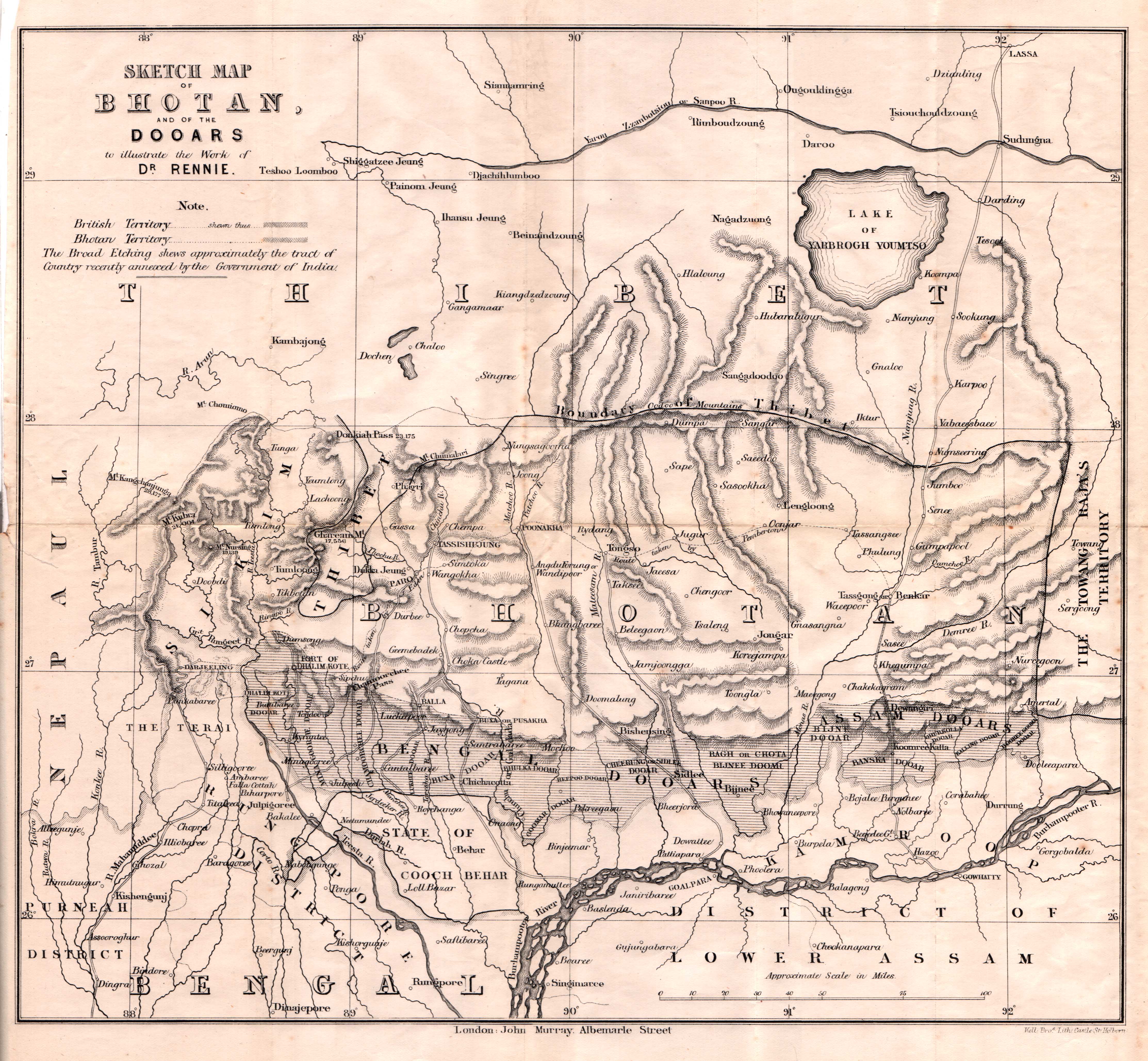 Bhutan Maps – Pahar