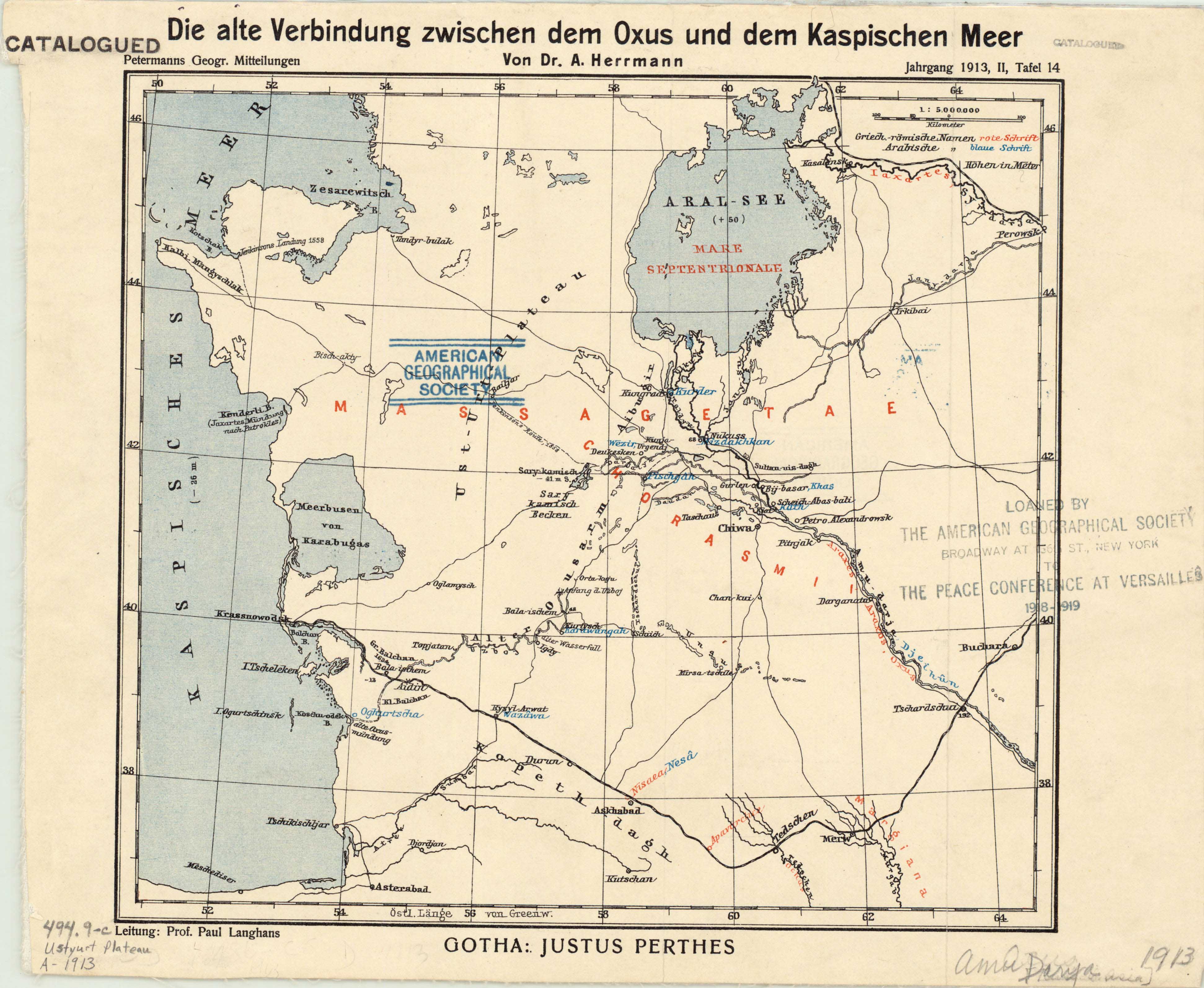 Central Asia–After 1900 Maps – Pahar