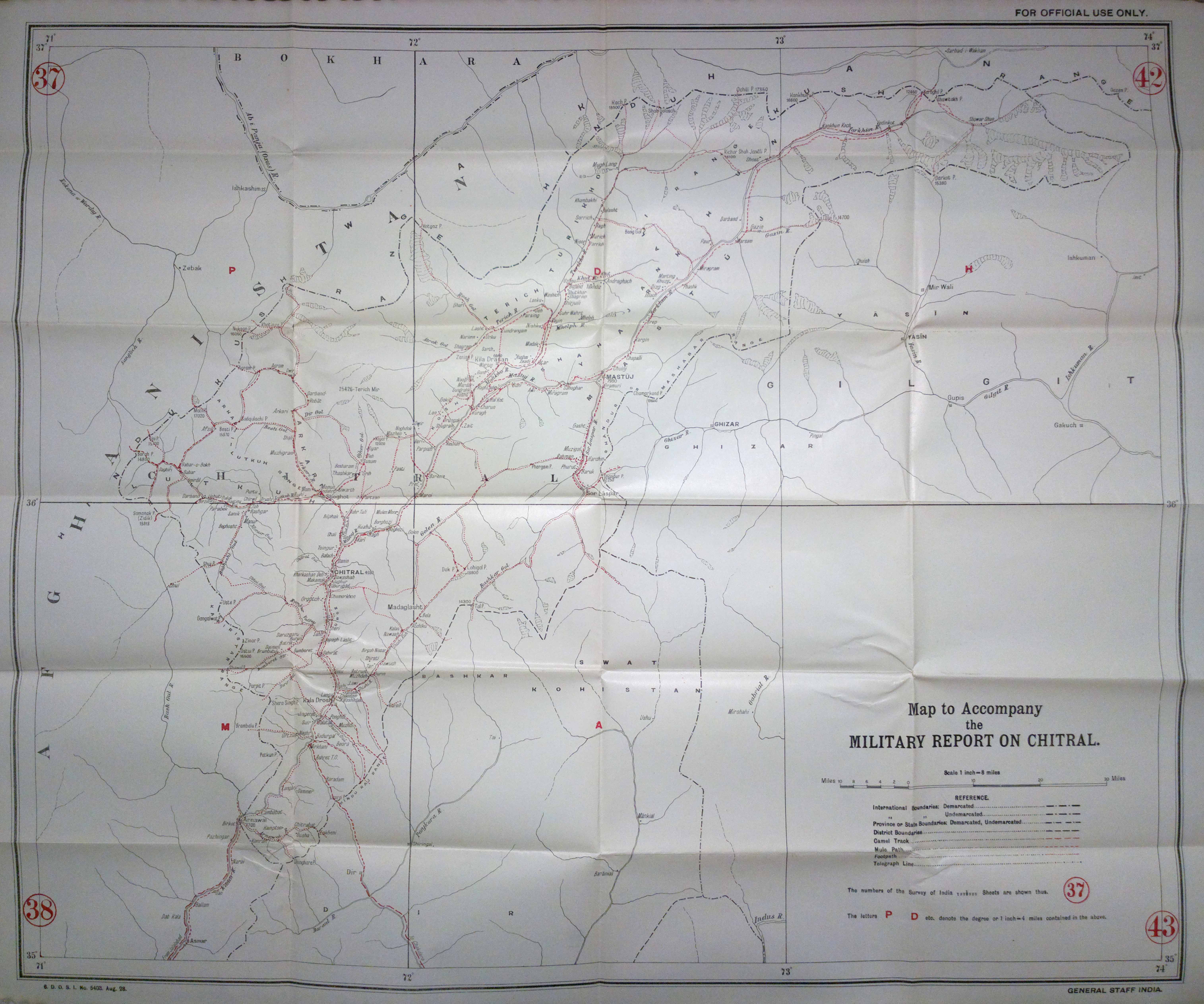 Central Asia–After 1900 Maps – Pahar