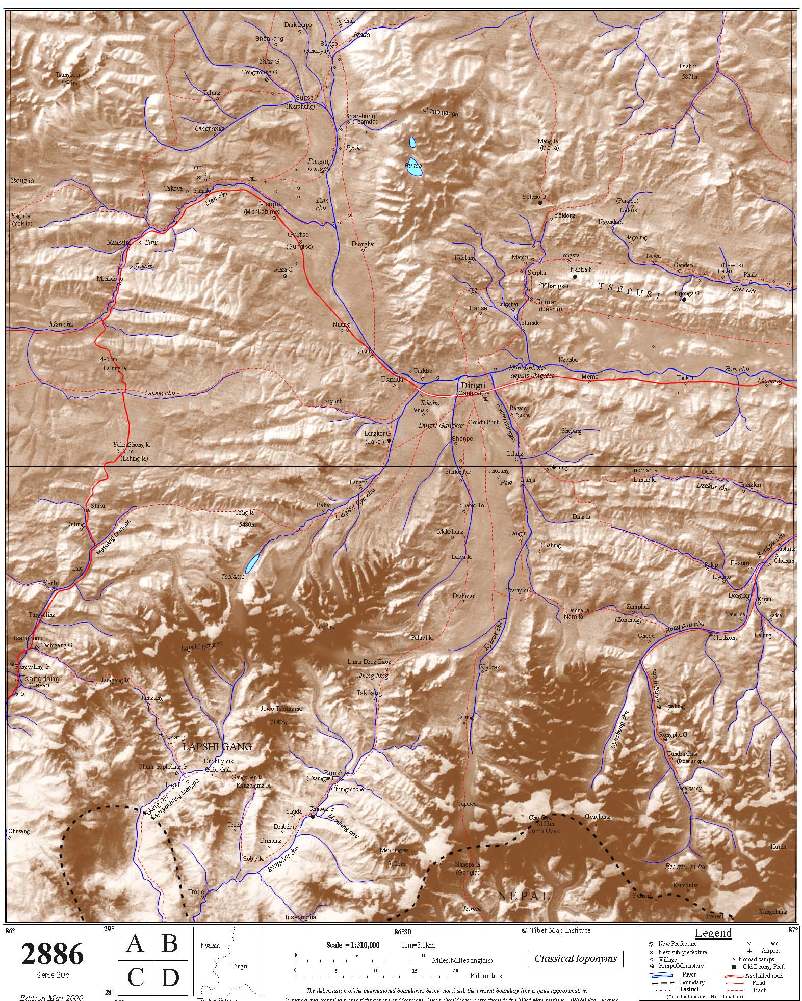 Tibet Map Institute Maps – Pahar