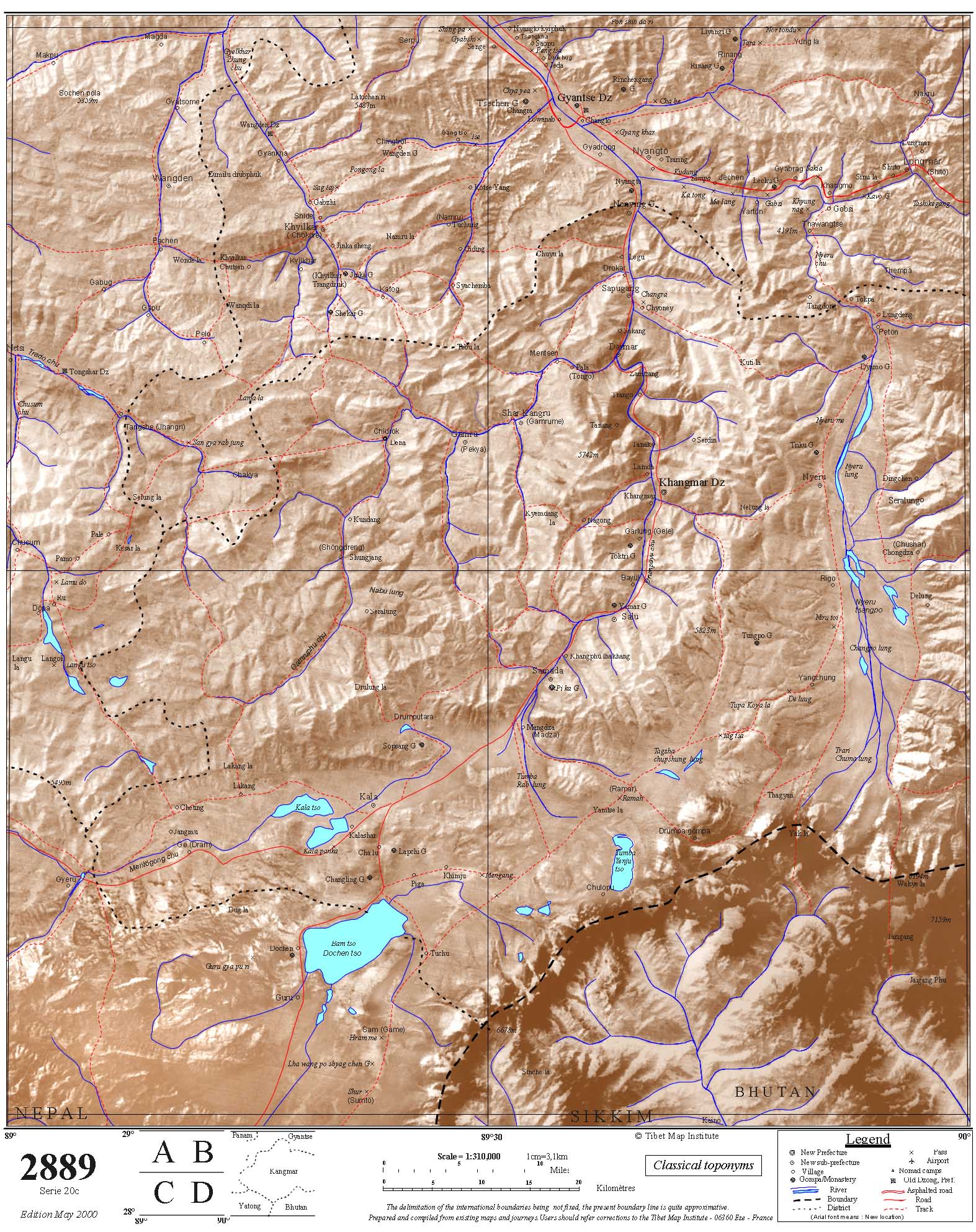 Tibet Map Institute Maps – Pahar