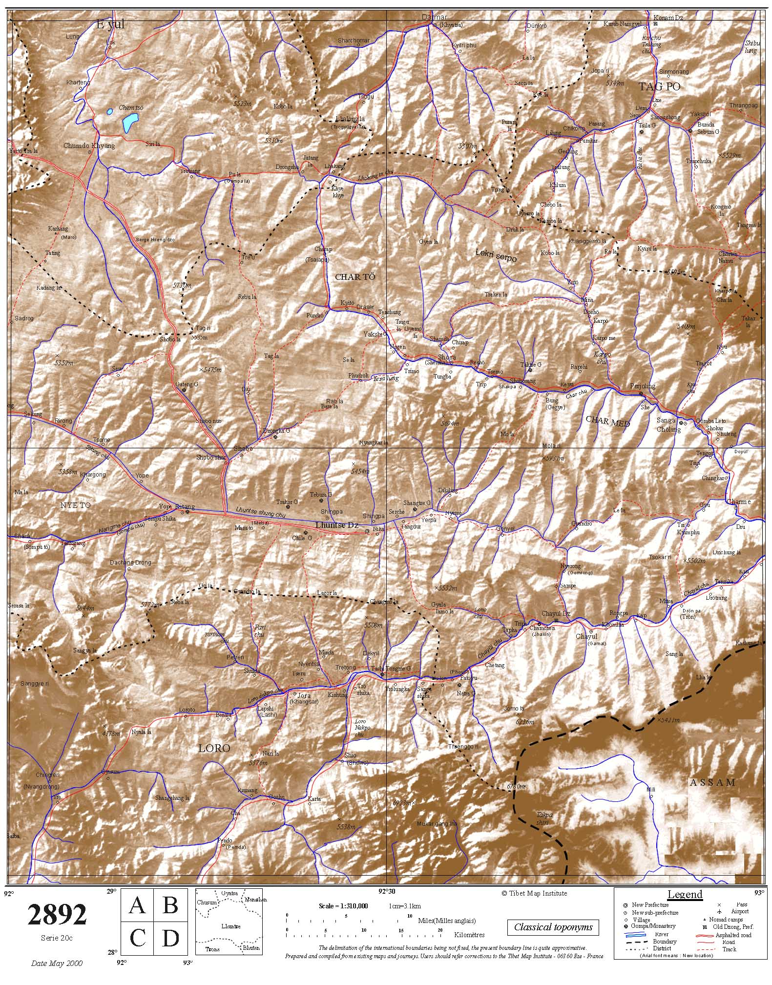 Tibet Map Institute Maps – Pahar