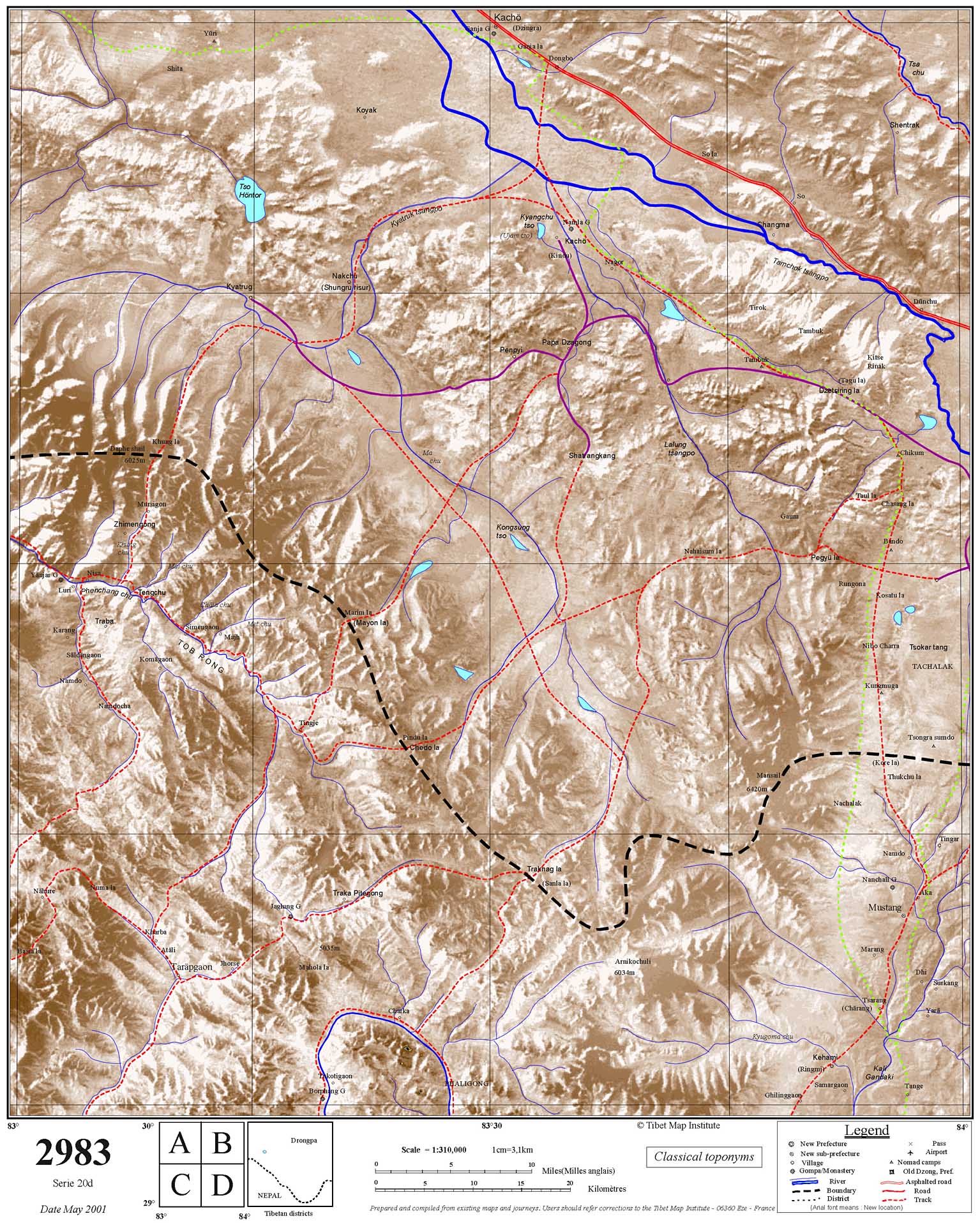 Tibet Map Institute Maps – Pahar
